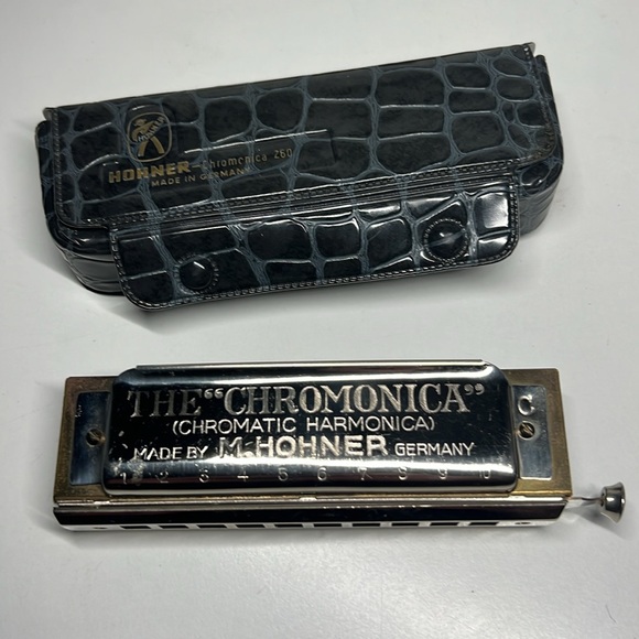 M Hohner | Other | Vintage M Hohner Chromonica 26 Harmonica With ...